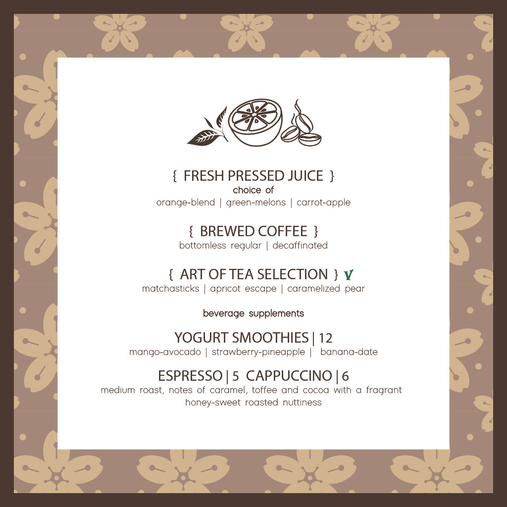 Brunch Menu | Ascend Prime Steak & Sushi