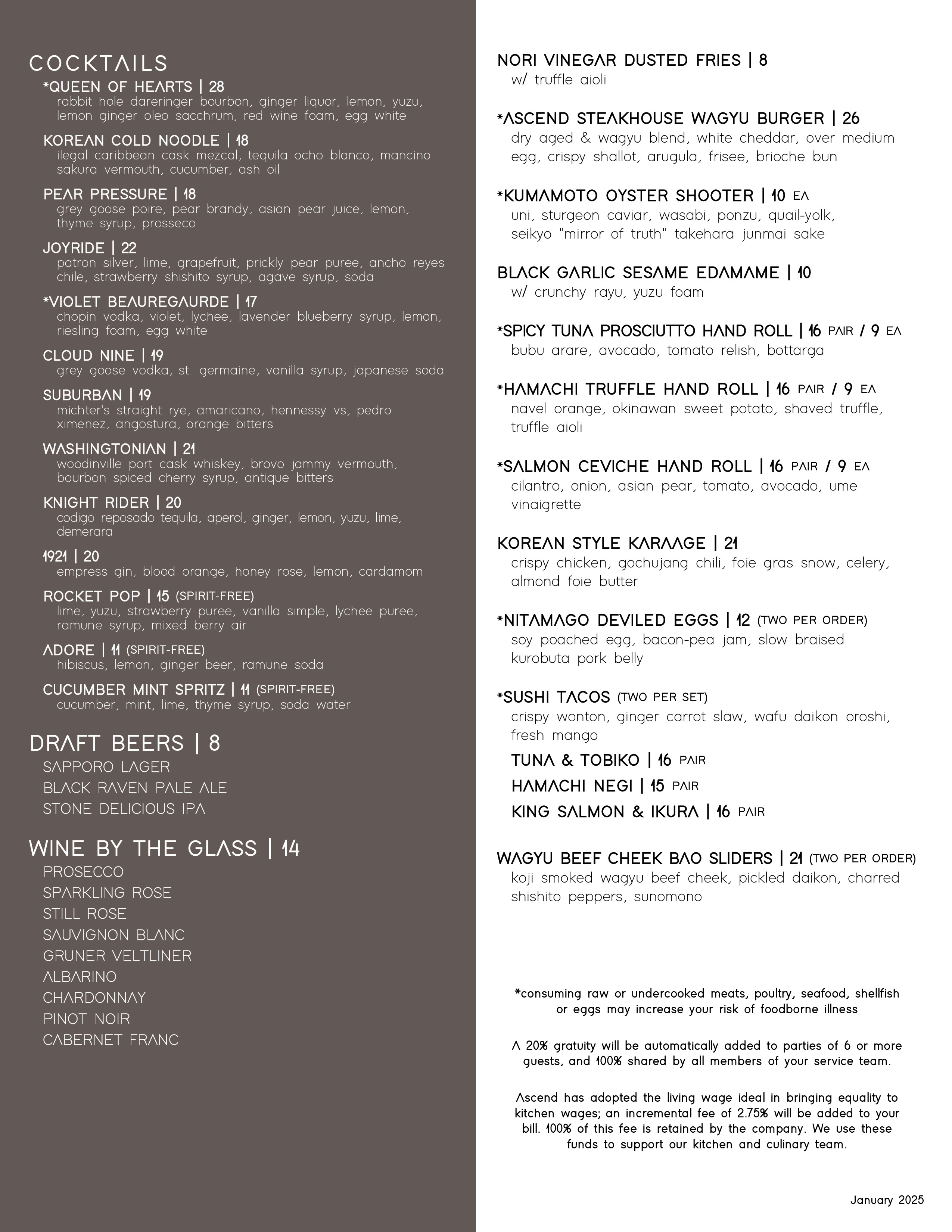 Happy Hour Bellevue, WA | Lounge with Patio | Late Happy Hour | Ascend ...